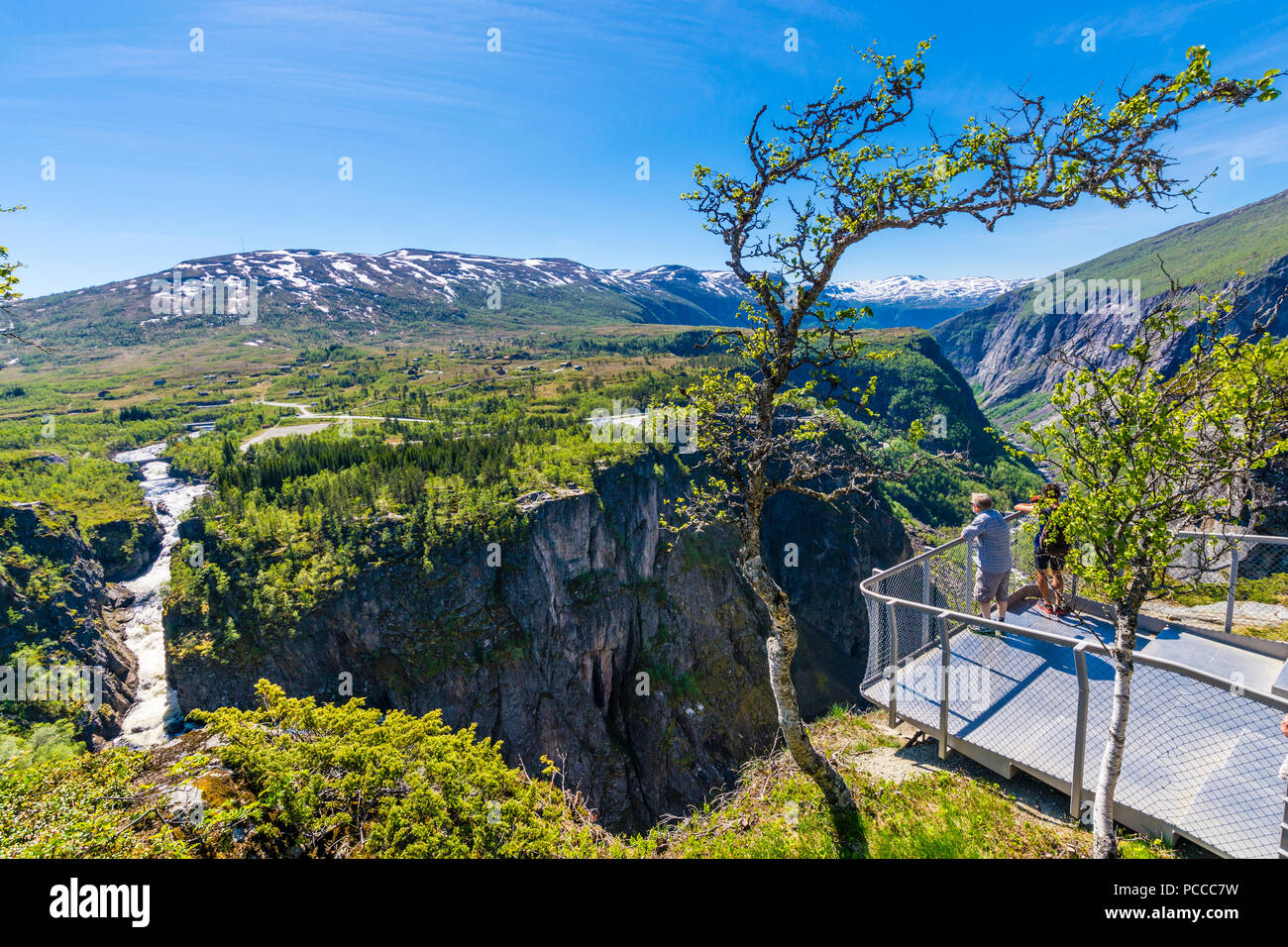 Vøringsfossen, le plus célèbre cascade en Norvège Photo Stock - Alamy