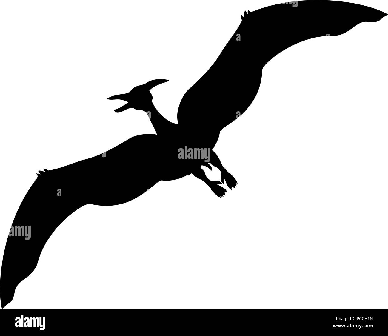 Dinosaur pteranodon silhouette Banque de photographies et d’images à haute résolution - Alamy