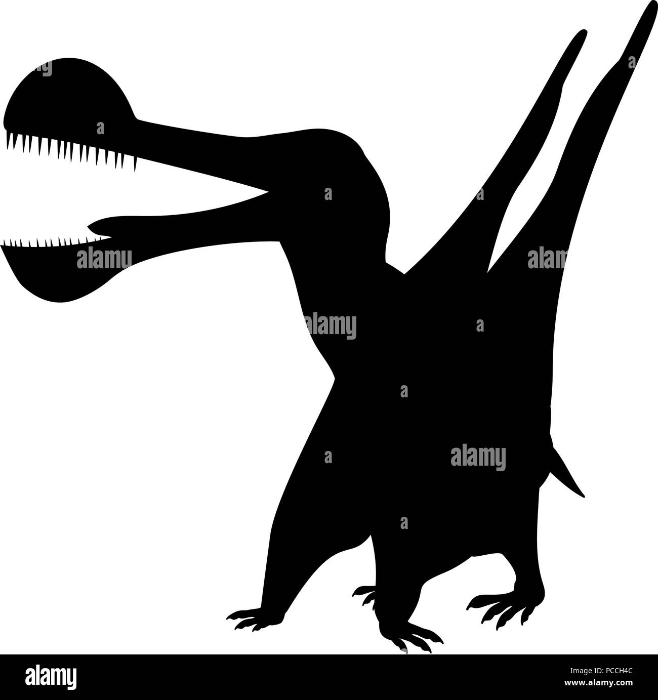 Dinosaur pteranodon silhouette Banque de photographies et d’images à haute résolution - Alamy