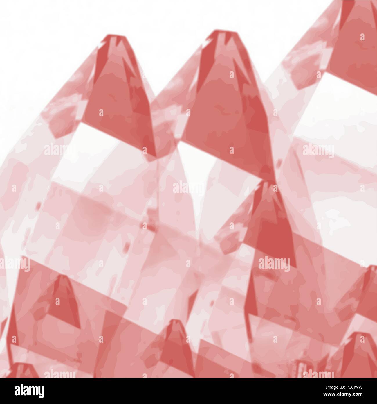 Pierre de cristal rouge Banque d'images vectorielles - Alamy