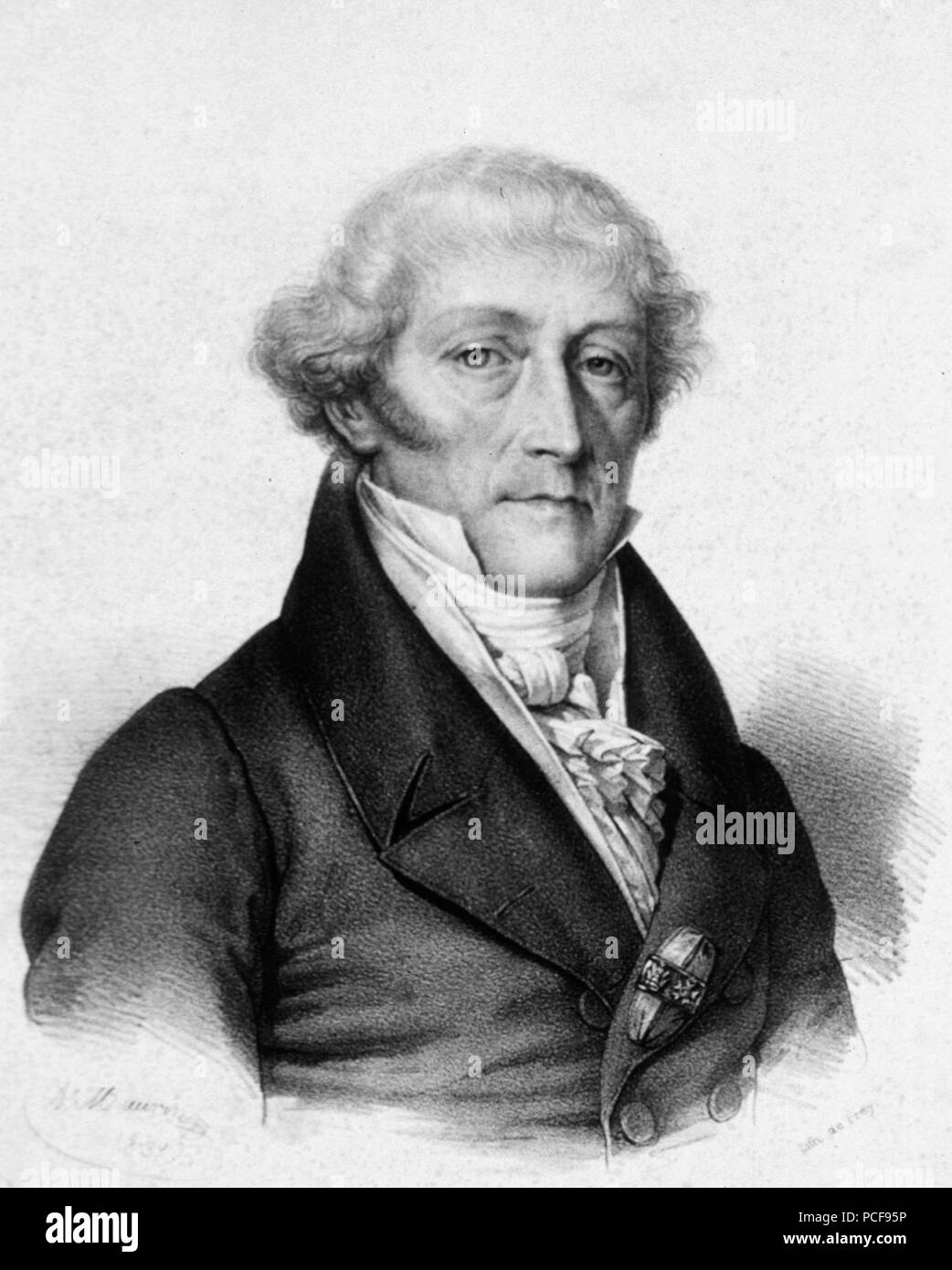 L'anatomiste antonio scarpa Banque d'images noir et blanc - Alamy