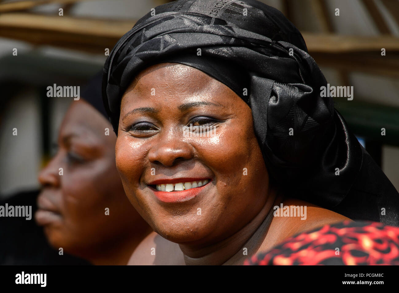 KUMASI, GHANA - Jan 16, 2017 : femme ghanéenne non identifiés dans des ...