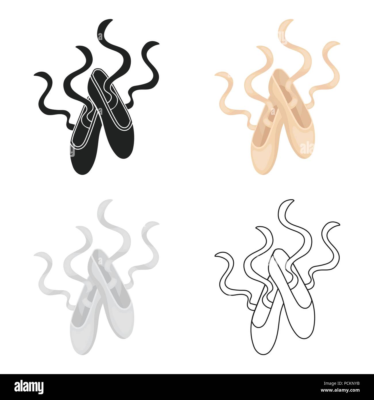 Les pointes en icône cartoon style isolé sur fond blanc. Illustration ...