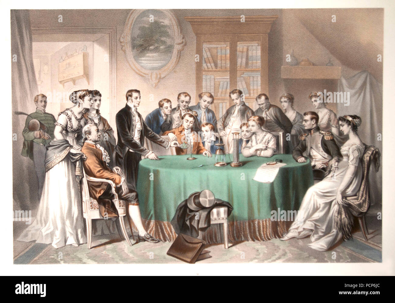 Volta and napoleon Banque de photographies et d’images à haute ...