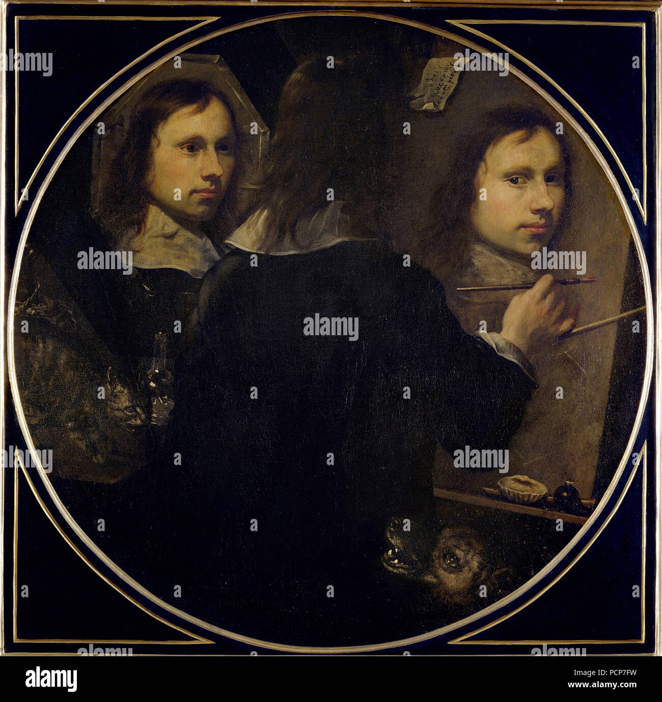 Triple self portrait Banque de photographies et d’images à haute ...