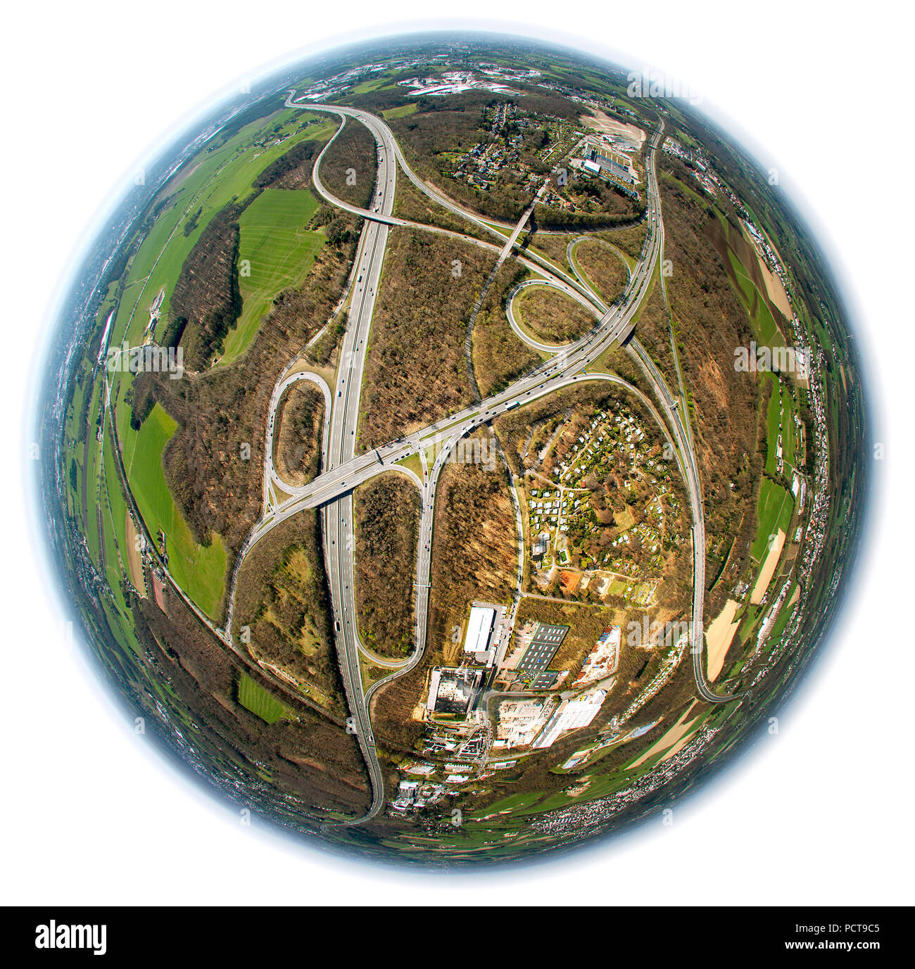 Autoroutes a1 et a43 Banque de photographies et d’images à haute ...