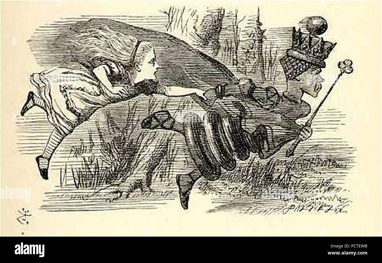 Alice et la reine rouge Banque de photographies et d’images à haute ...