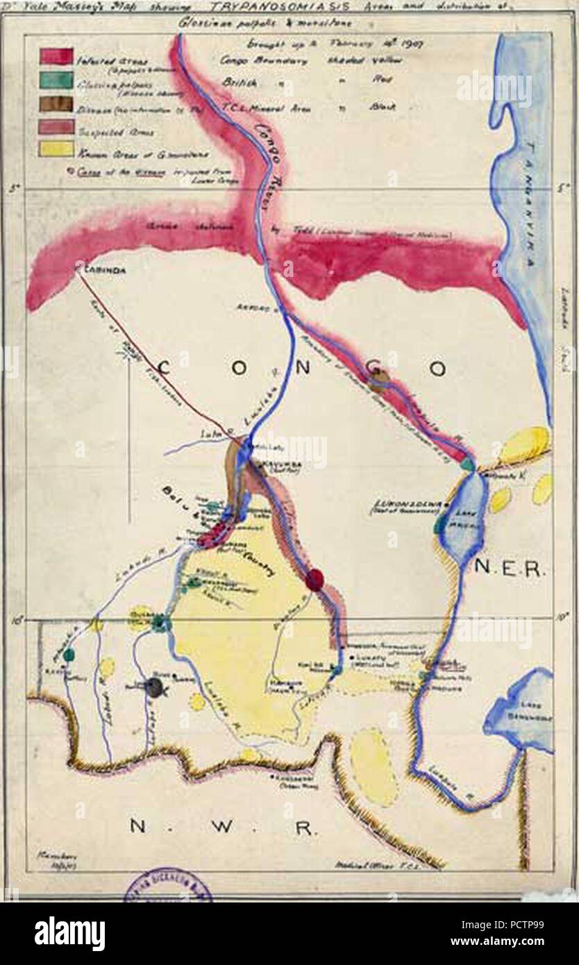 Carte du congo belge Banque de photographies et d’images à haute ...