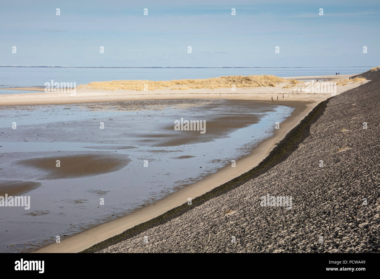 Parc national de la mer de Wadden, Liste, Sylt, au nord de l'île de la ...