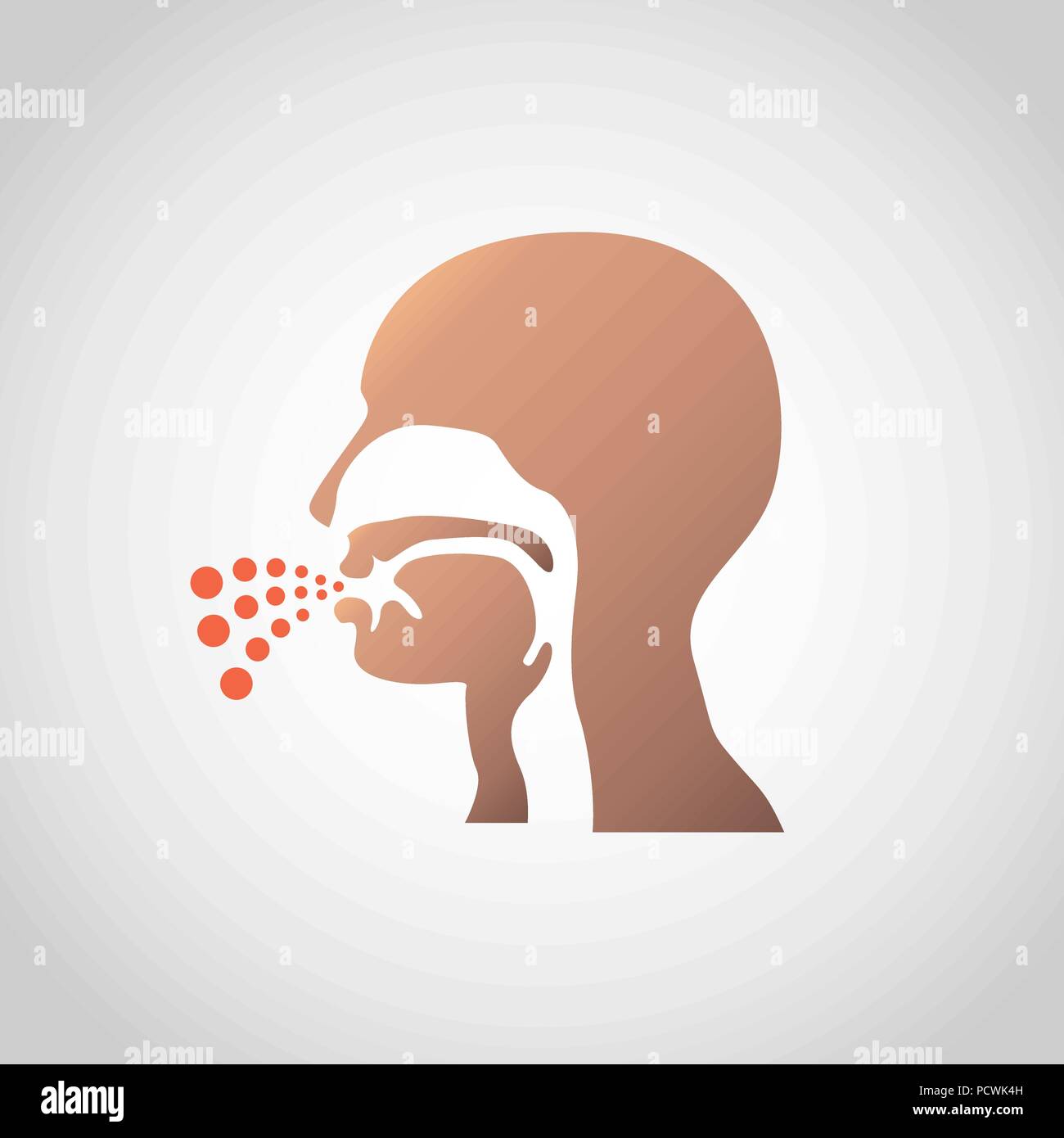 Cough icon Banque de photographies et d’images à haute résolution - Alamy