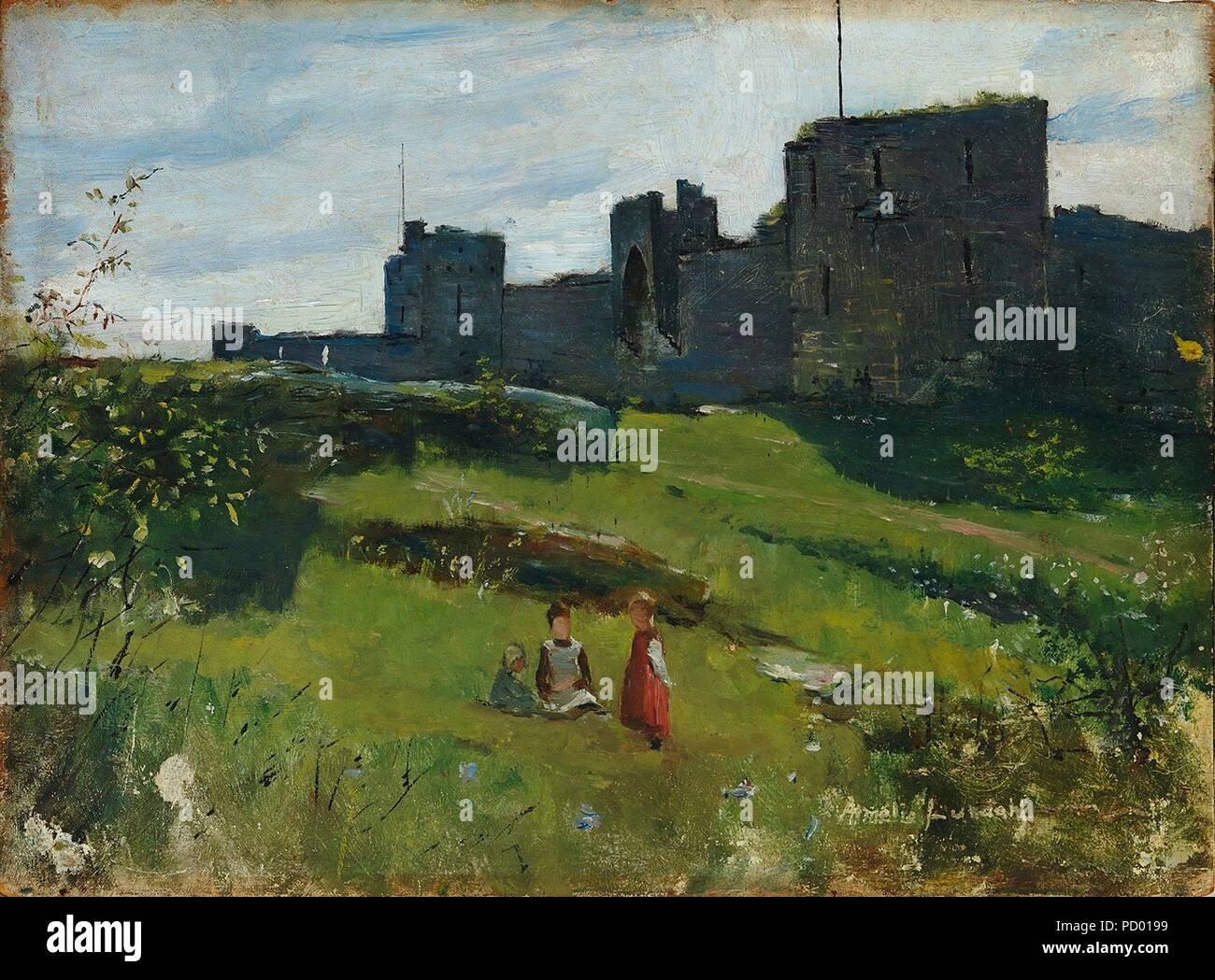 Amélie Lundahl - Paysage de Gotland (au mur de la ville de Visby Photo ...