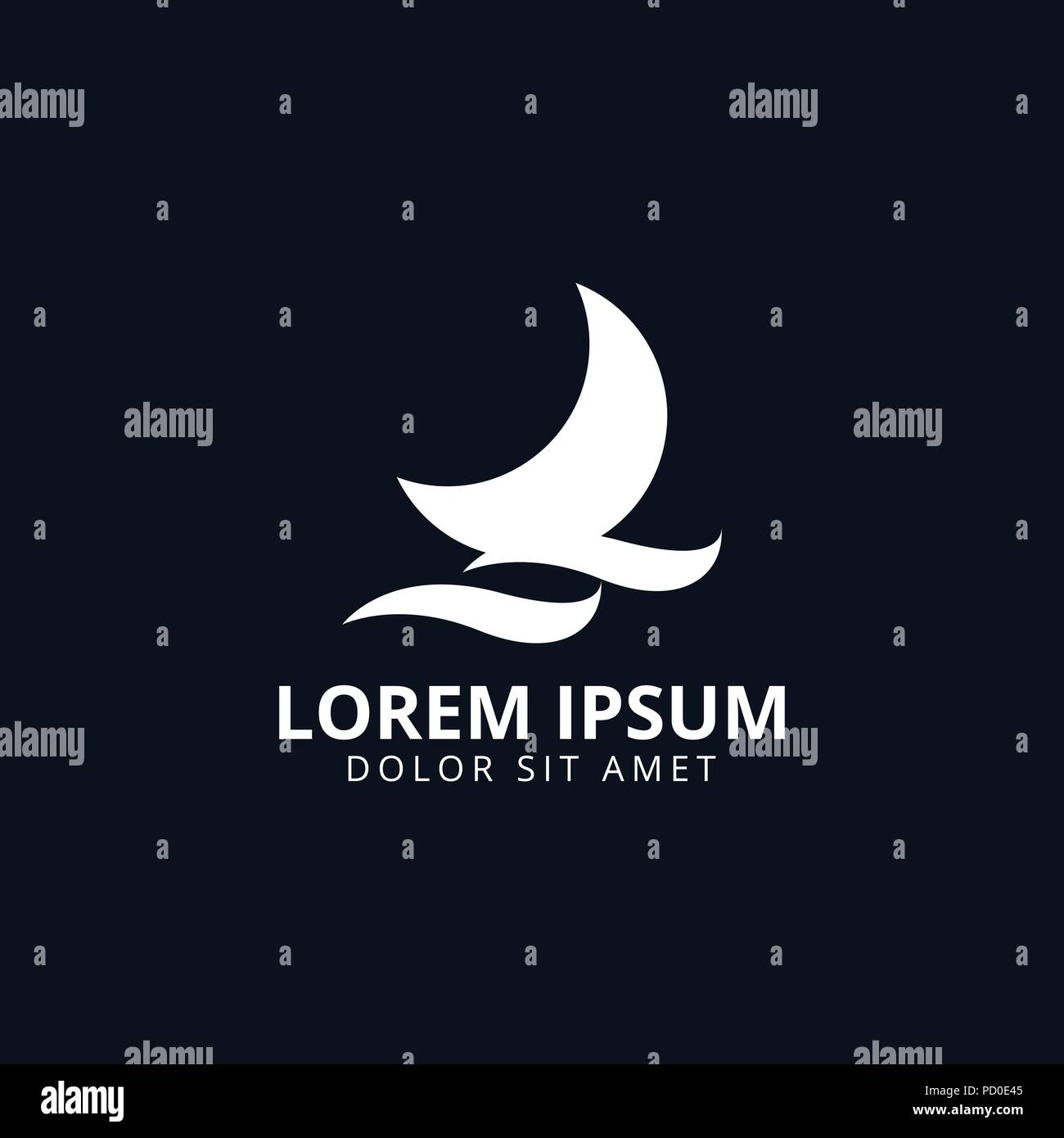 Moon logo Banque de photographies et d’images à haute résolution - Alamy