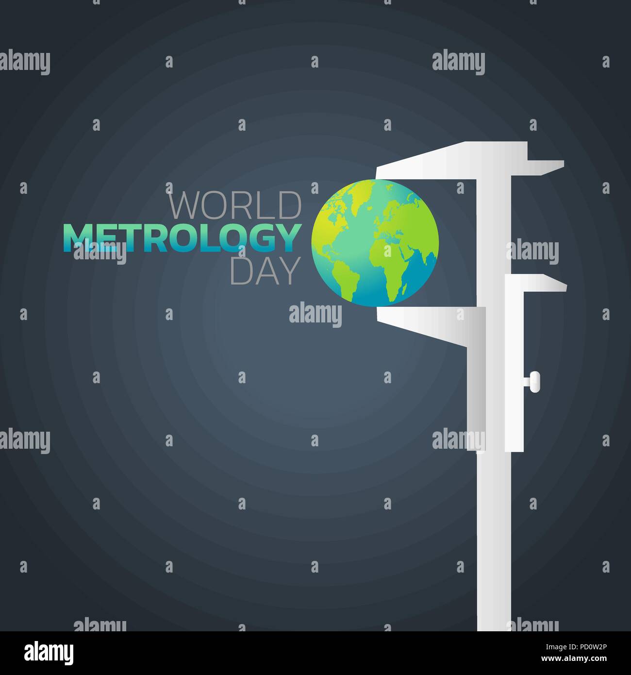 Metrology logo Banque d'images vectorielles - Alamy
