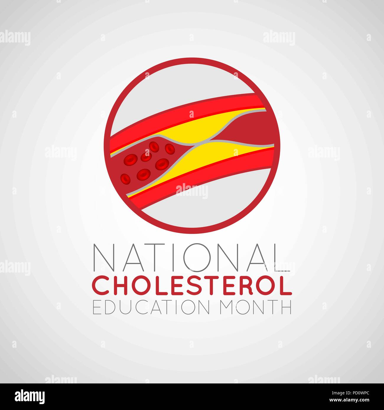 Cholesterol logo vector Banque de photographies et d’images à haute ...