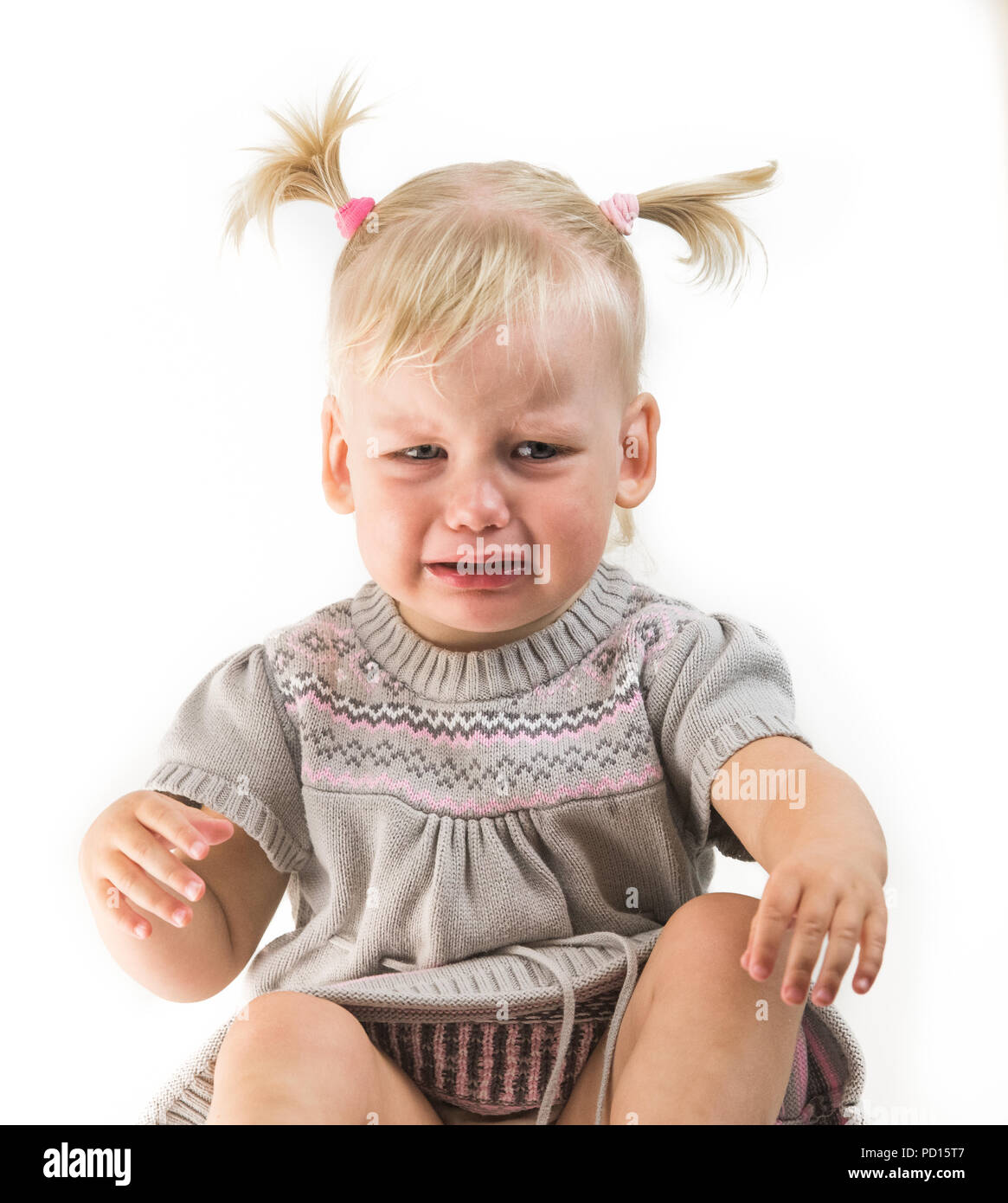 Visage enfant qui pleure Banque de photographies et d’images à haute ...