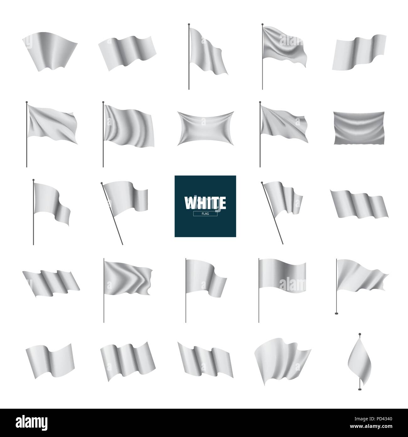 Drapeau blanc Banque de photographies et d’images à haute résolution ...