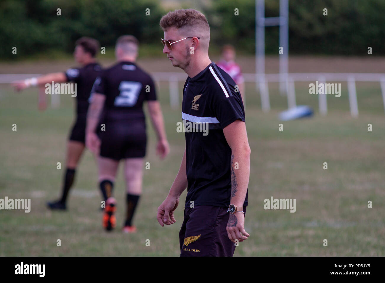 Gloucester, en Angleterre. 4 Août, 2018. Toutes les médailles d ...