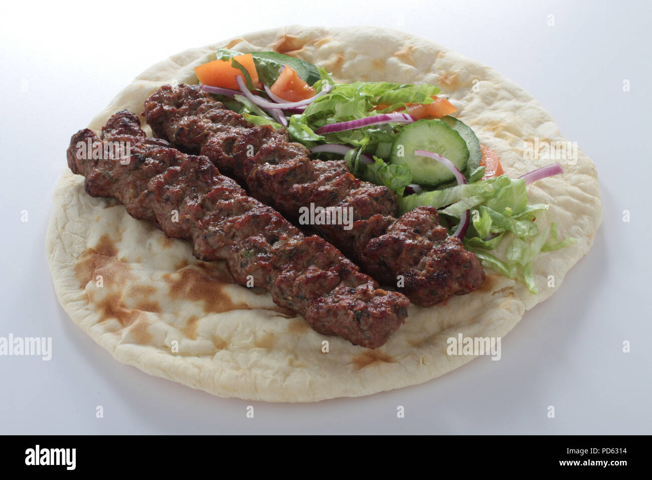 Shish kebab wrap Banque de photographies et d’images à haute résolution ...