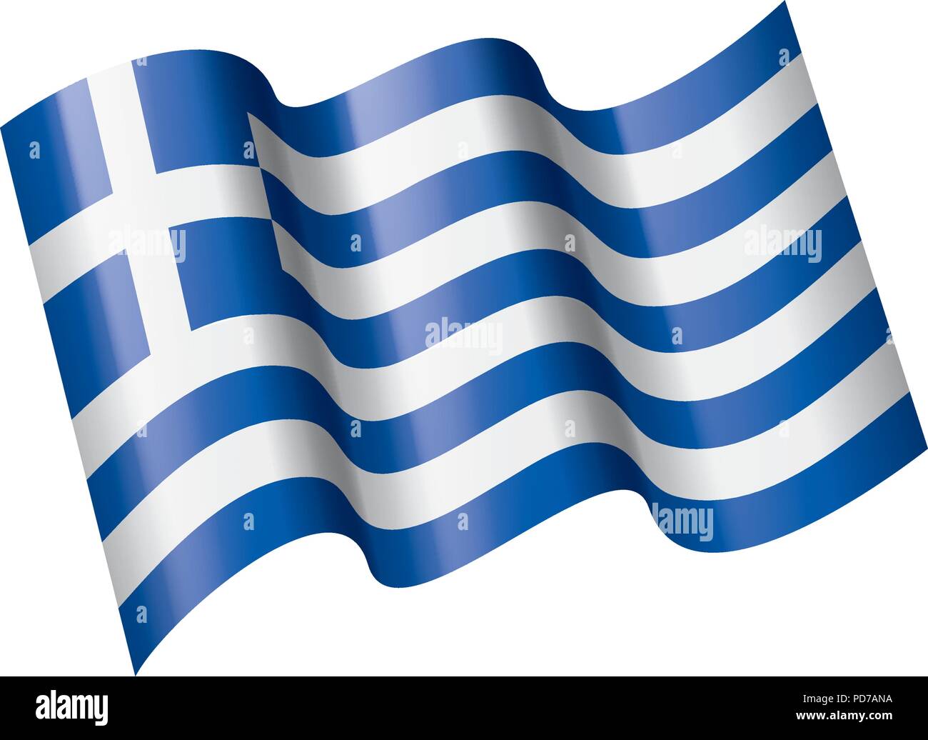 Drapeau greece Banque d'images vectorielles - Alamy