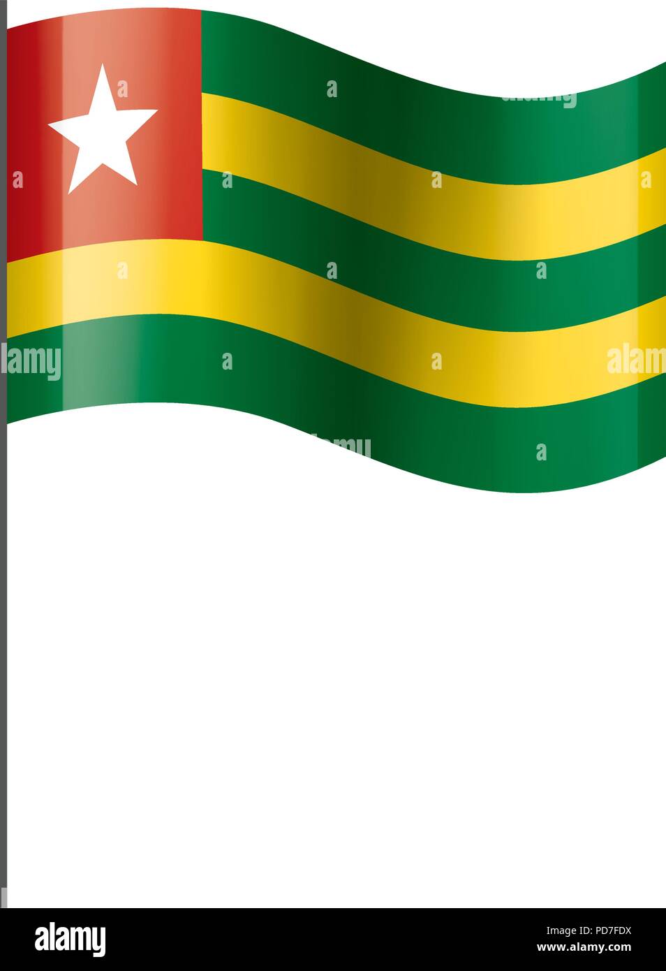 Drapeau officiel du togo Banque d'images vectorielles - Page 3 - Alamy