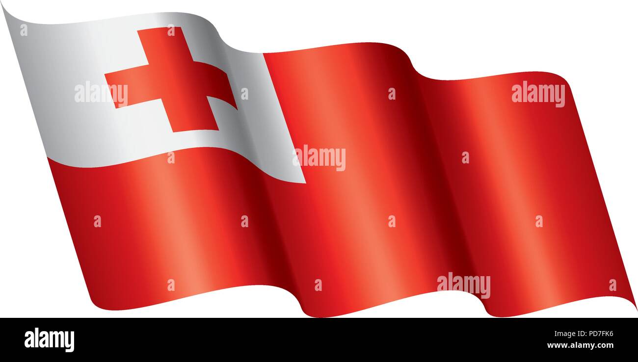 Drapeau Tonga, vector illustration Image Vectorielle Stock - Alamy