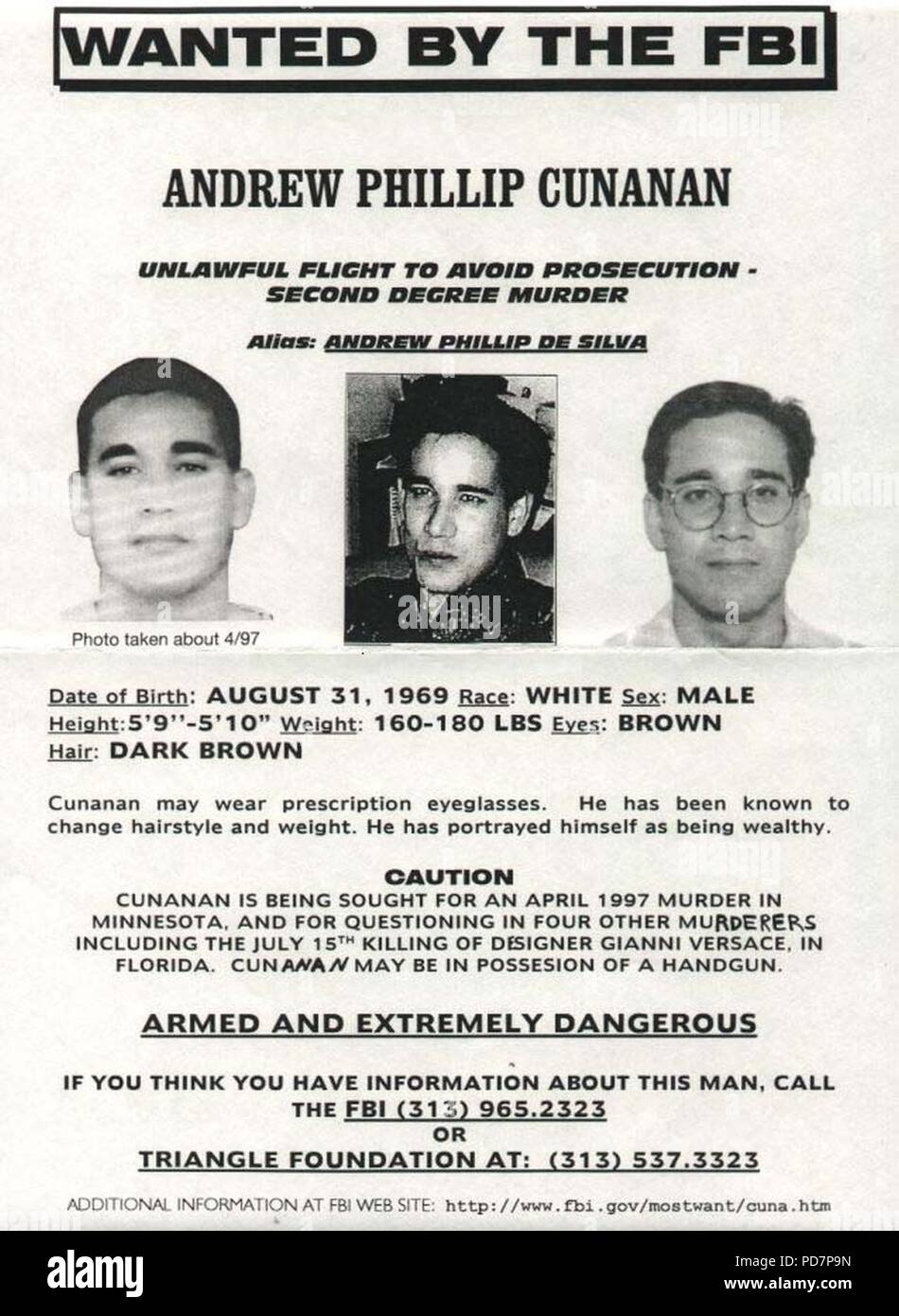 Cunanan andrew Banque de photographies et d’images à haute résolution ...