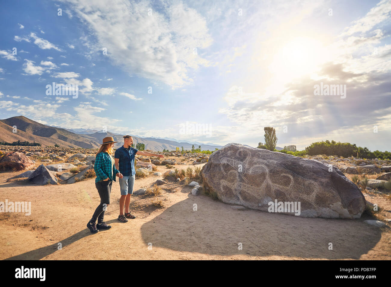 Dessin bonhomme touriste Banque de photographies et d’images à haute résolution - Alamy