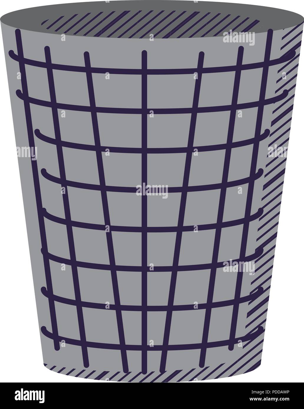 Corbeille icône godet sur fond blanc, vector illustration Image ...