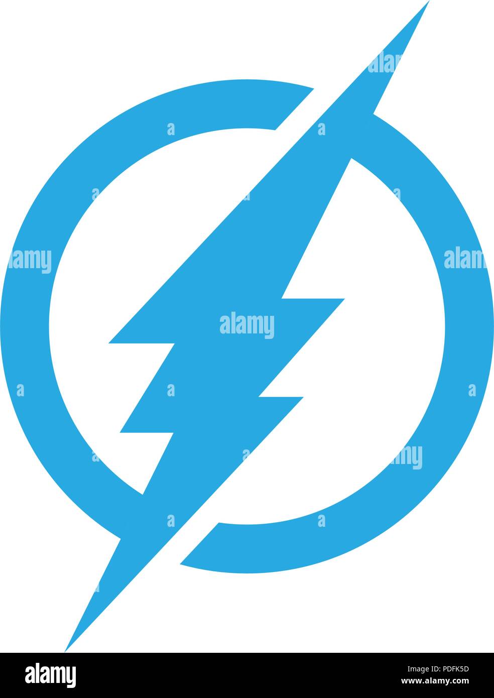 Logo éclair icône vecteur modèle illustration design Image Vectorielle ...