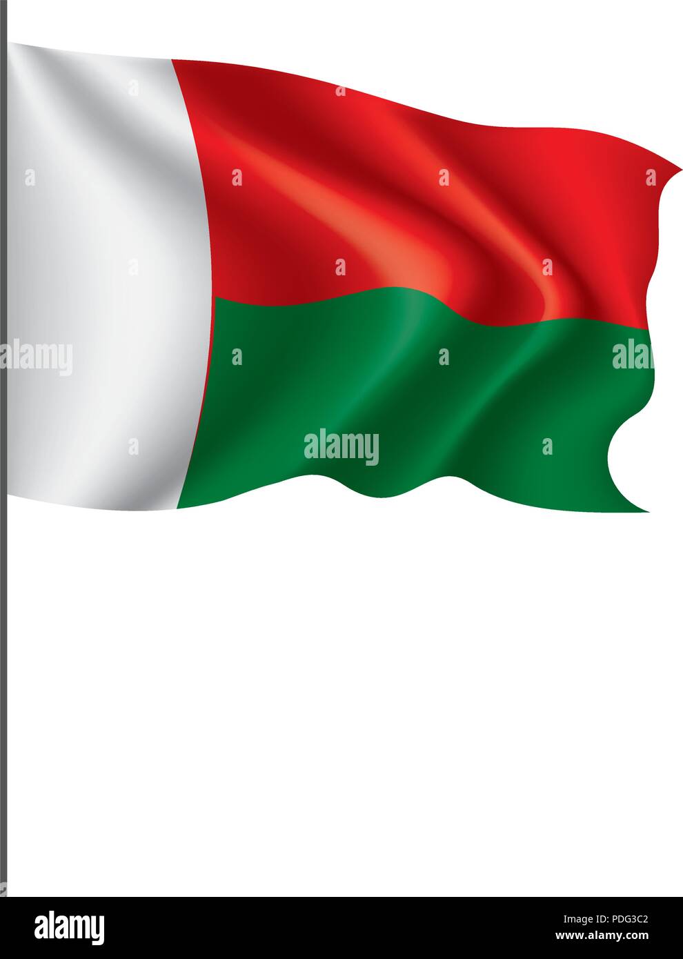 Drapeau De Madagascar Banque d'image et photos - Alamy