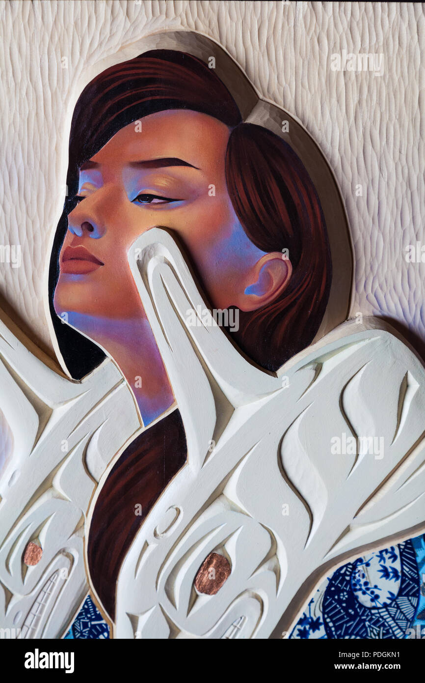 Exemple de la sculpture détaillée sur une interprétation moderne de l ...