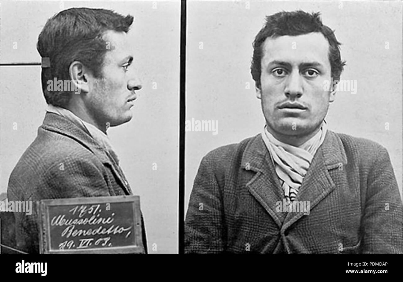 Benito mussolini Banque d'images noir et blanc - Alamy