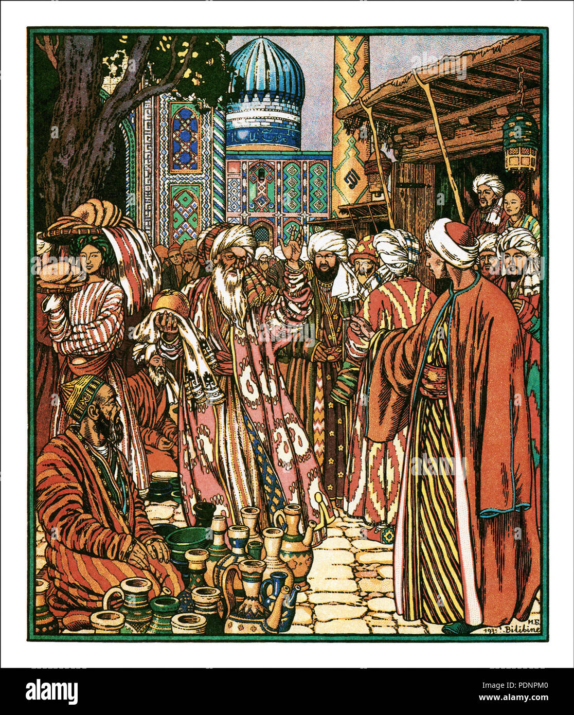 Le tapis volant (15) 03 Bilibin Photo Stock - Alamy