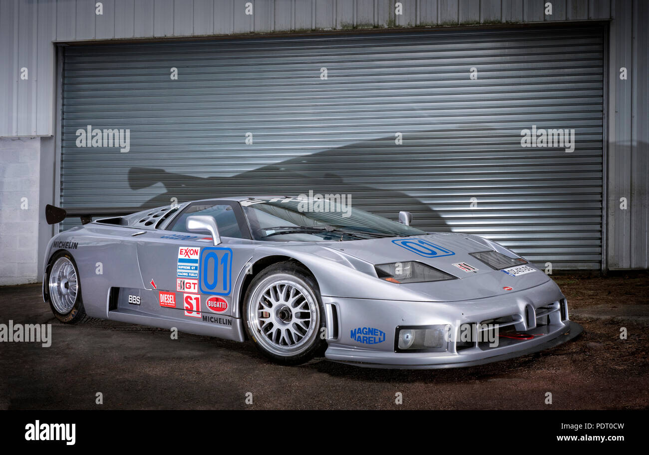 1995 Bugatti EB110 SC GTS-1 IMSA race car Photo Stock - Alamy