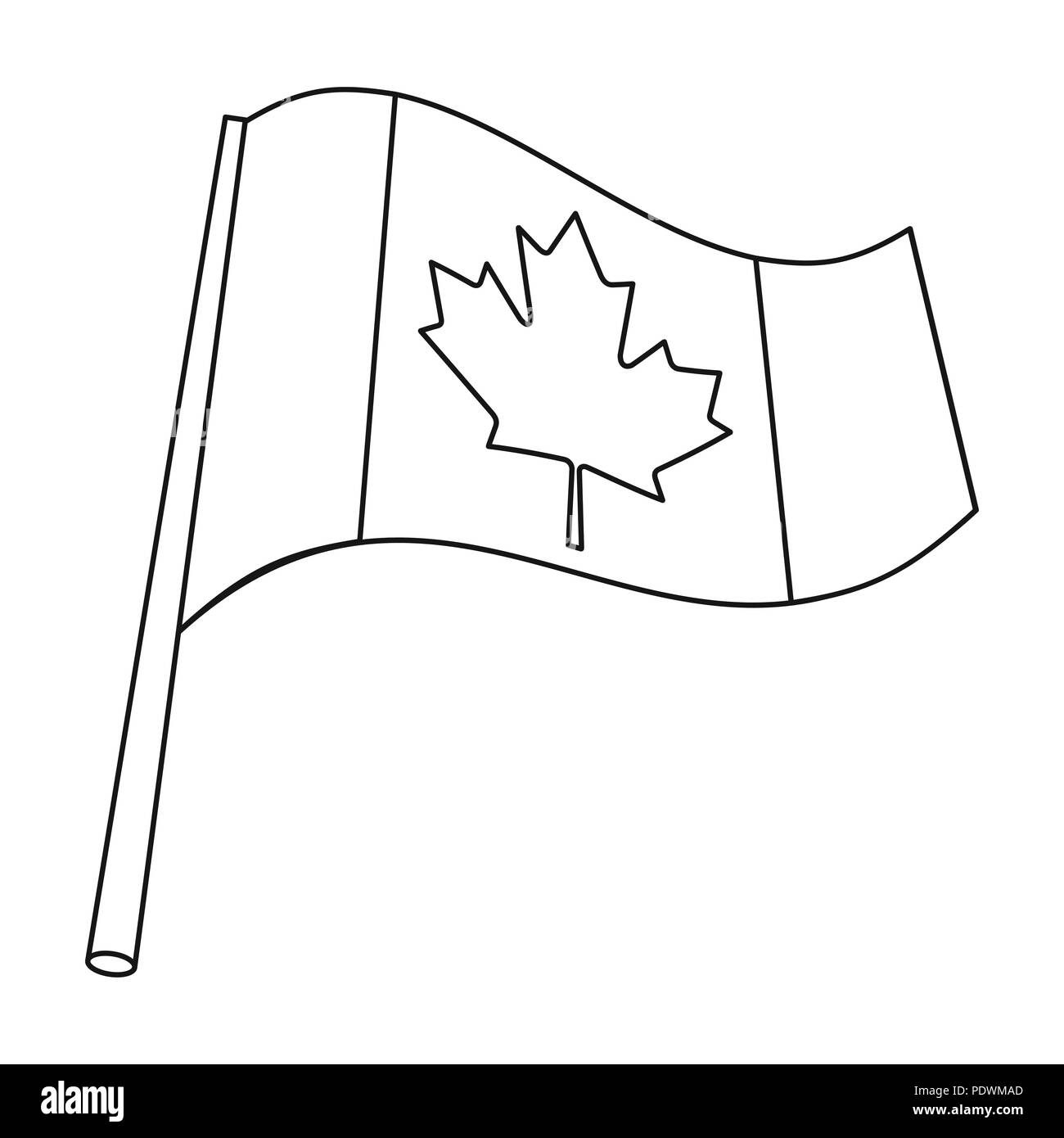 Contour Du Drapeau Canadien Carte Du Québec Drapeau Du Canada SVG