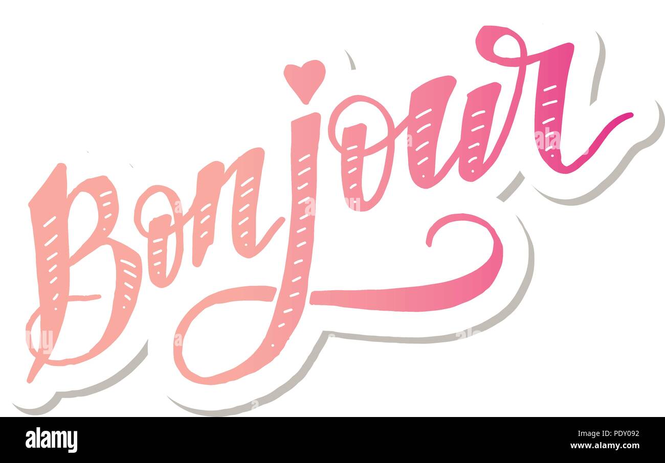 Bonjour Vector Vectors Banque d'image et photos - Alamy
