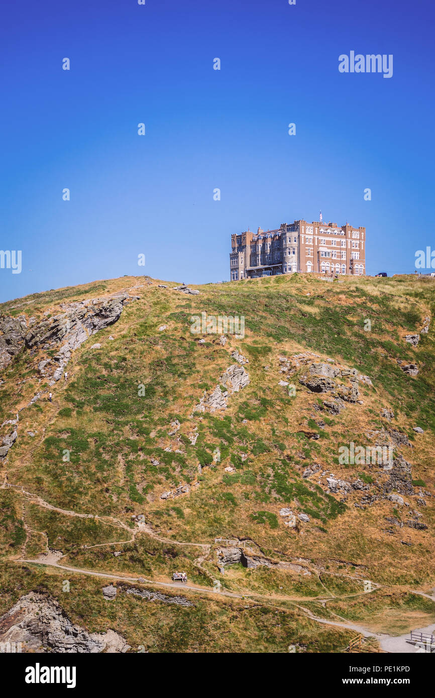 Camelot castle cornwall Banque de photographies et d’images à haute ...
