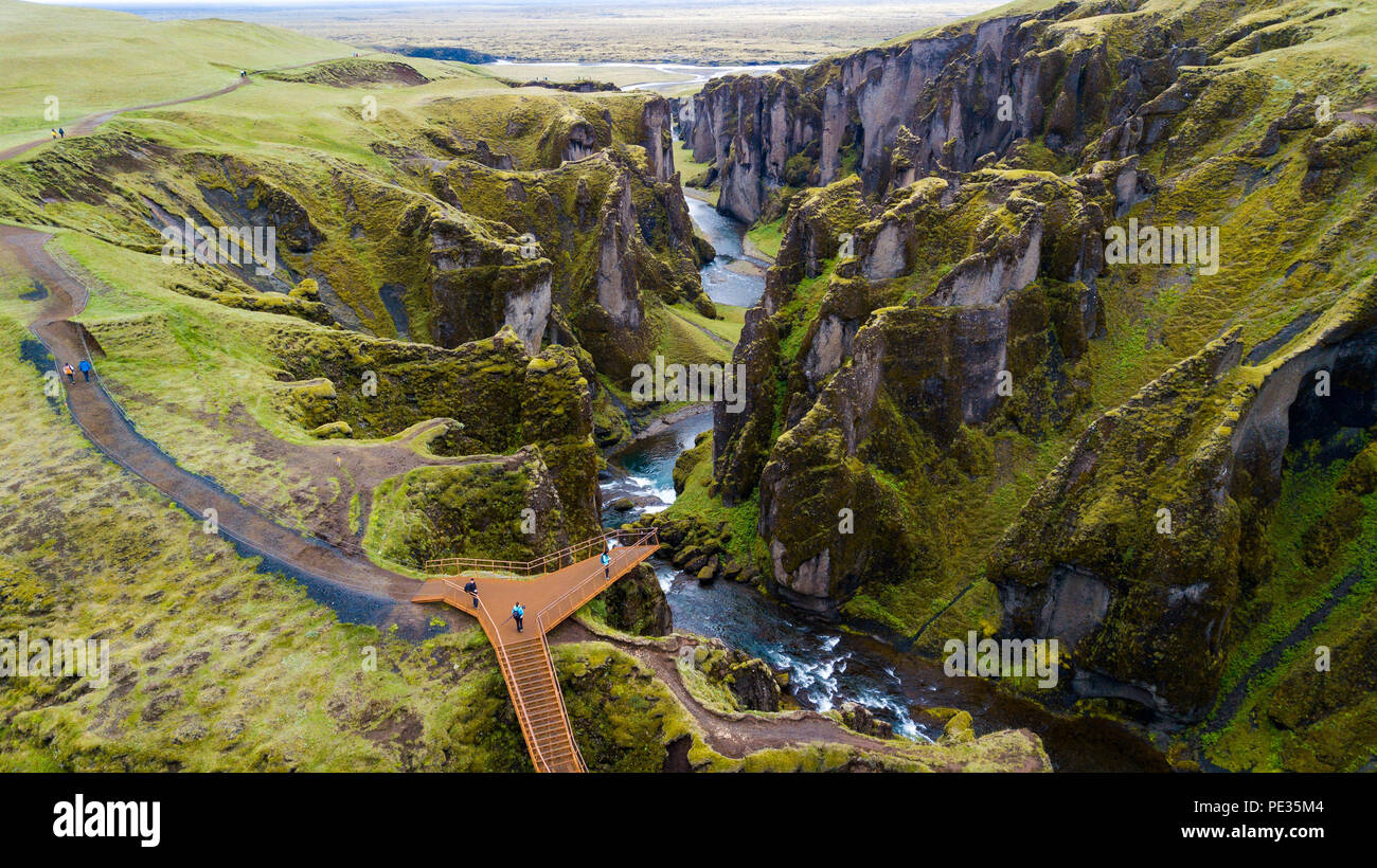Fjadrargljufur canyon iceland Banque de photographies et d’images à ...