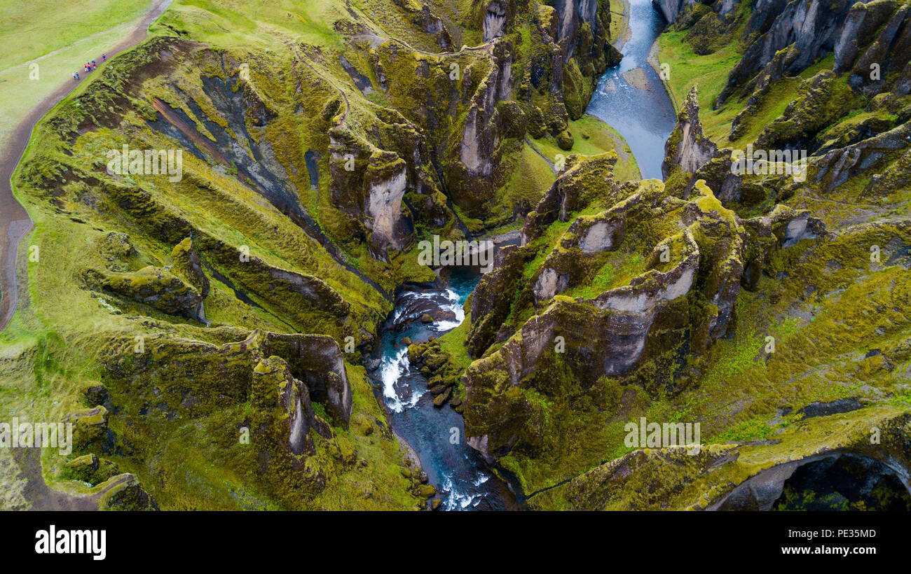 Fjadrargljufur canyon iceland Banque de photographies et d’images à ...