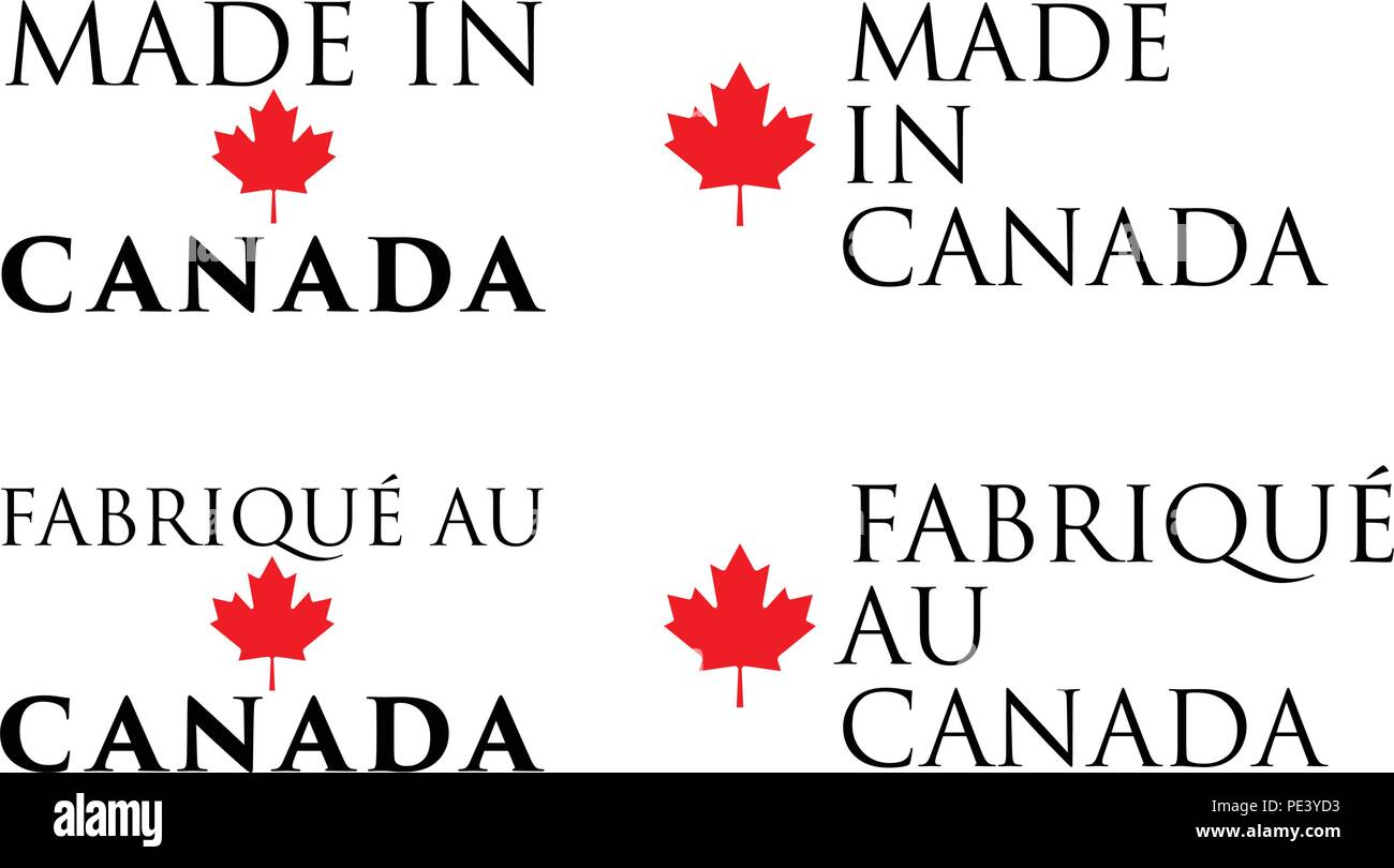 Drapeau franco canadien Banque d'images vectorielles - Alamy