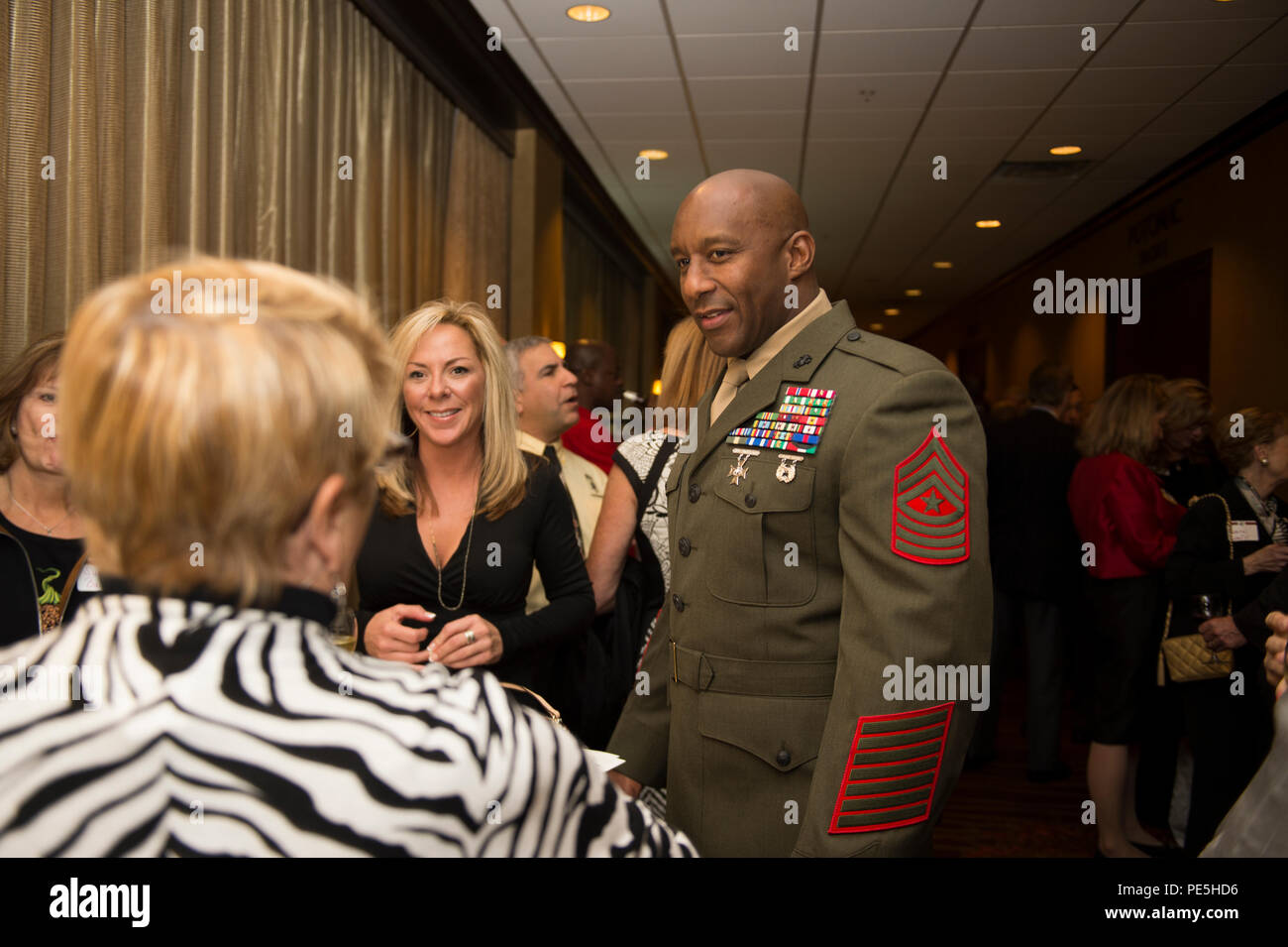 Le sergent du Corps des Marines des États-Unis. Le major Gerald ...