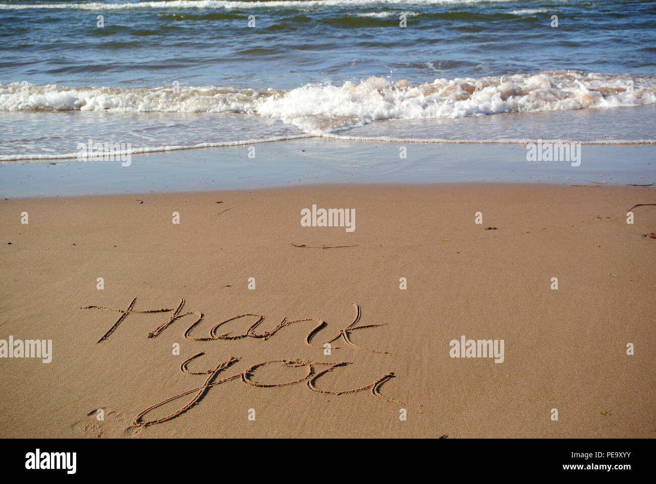 Manuscrite merci Banque de photographies et d’images à haute résolution ...