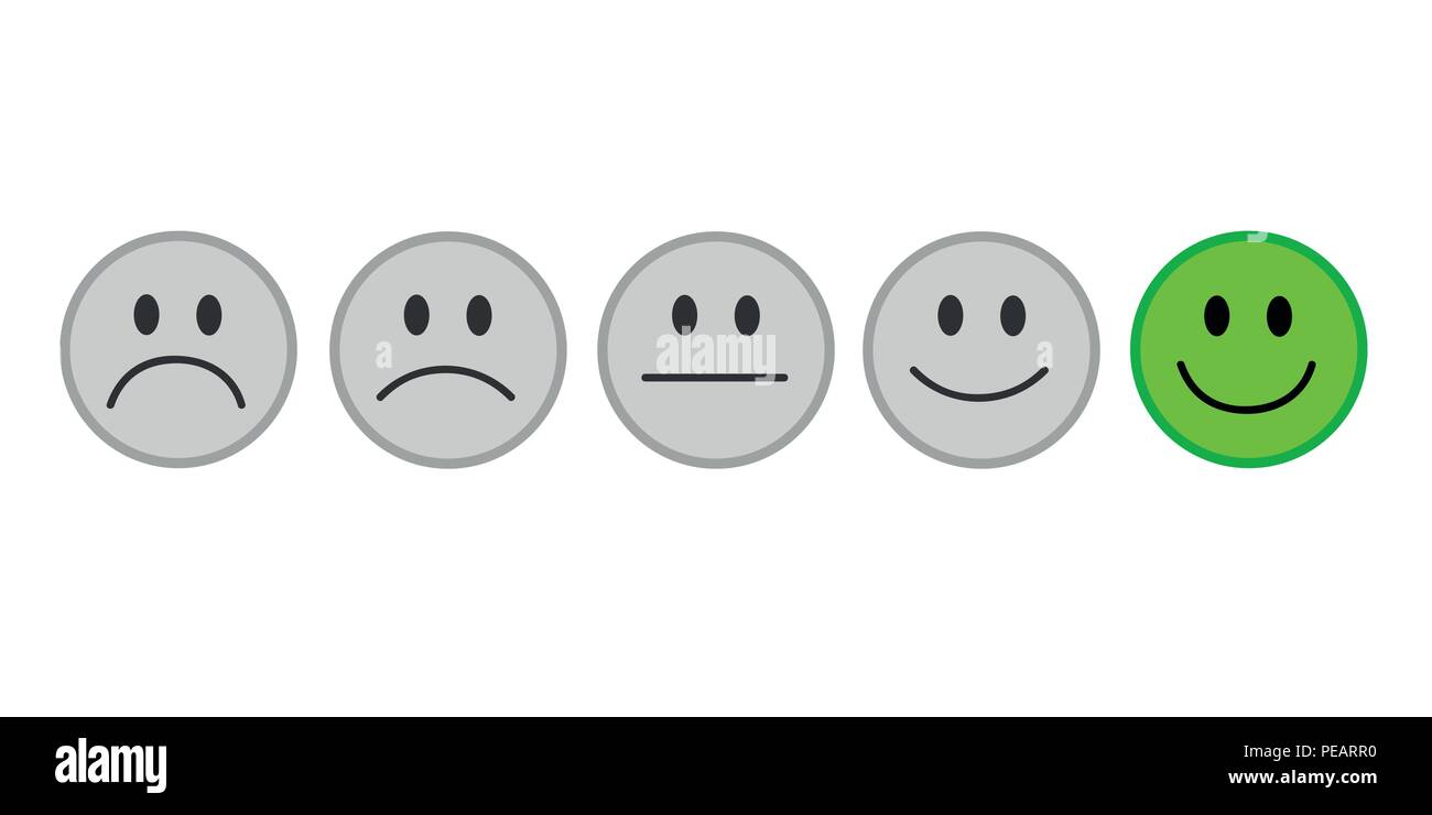 Smiley insatisfait Banque d'images vectorielles - Alamy