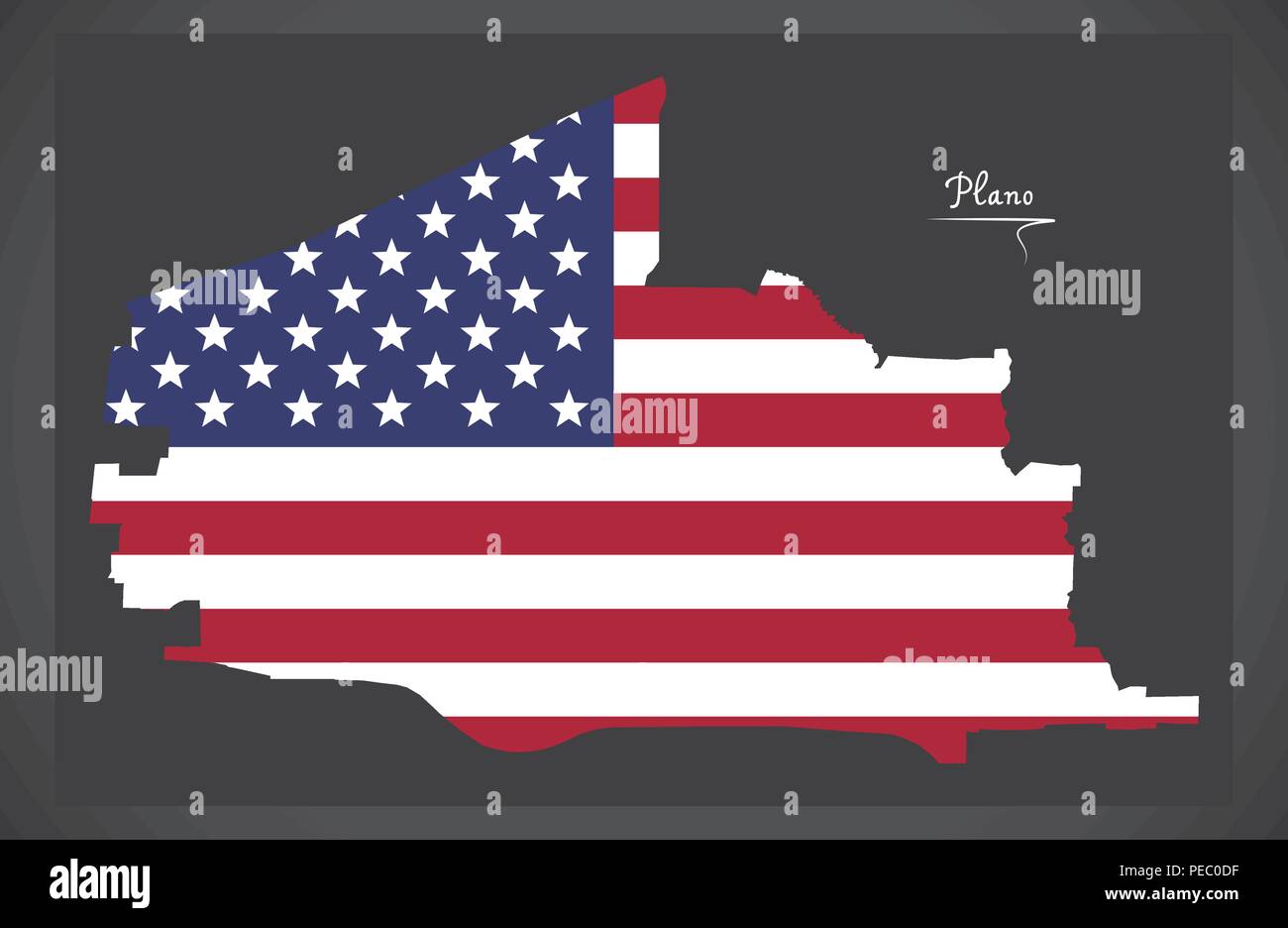 Mapa de america plano Banque de photographies et d’images à haute ...