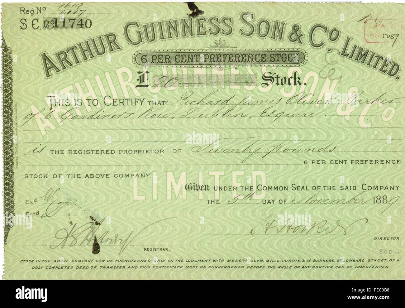 Arthur guinness Banque de photographies et d’images à haute résolution ...