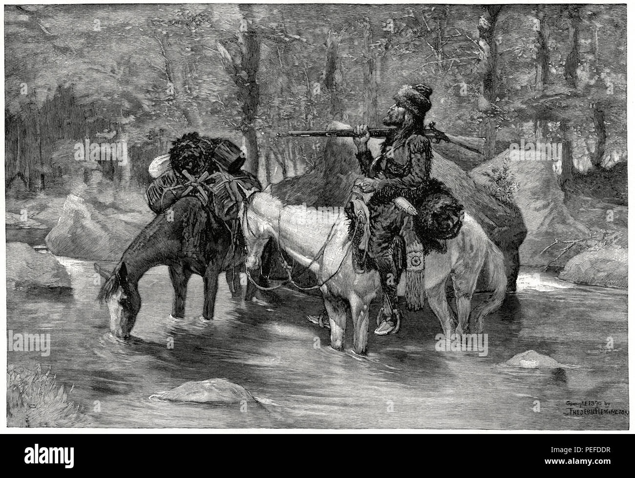 Chasseur et trappeur Banque de photographies et d’images à haute ...