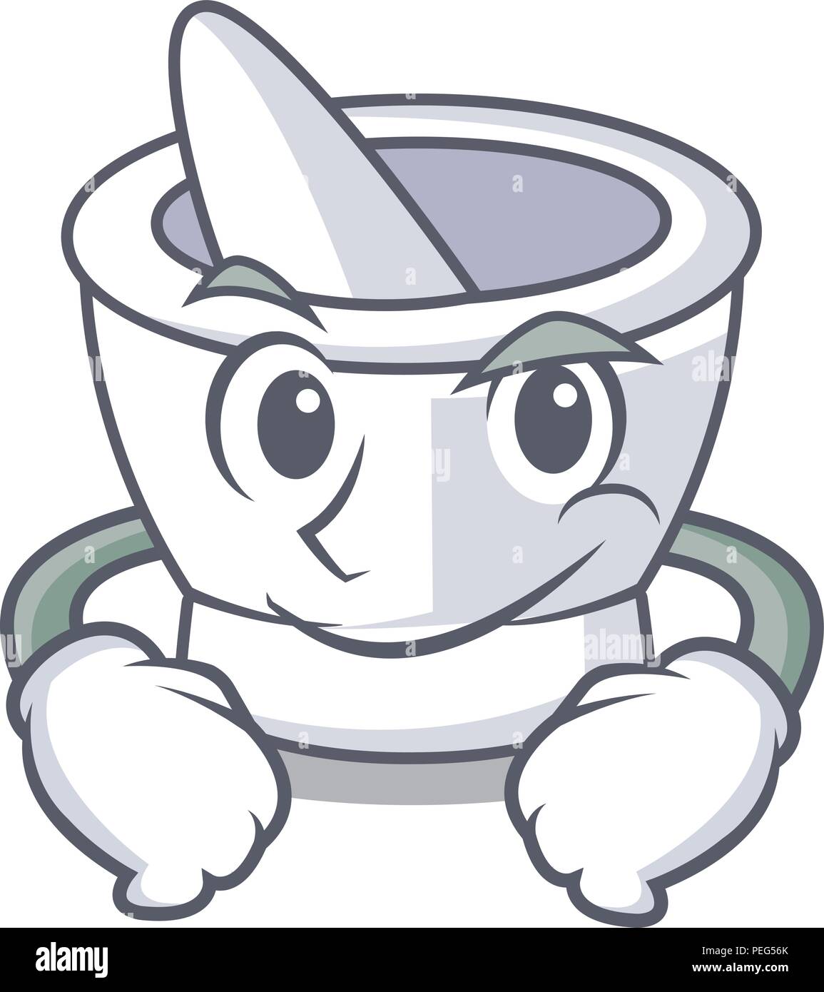 Emoticon smiley stone Banque d'images détourées - Alamy