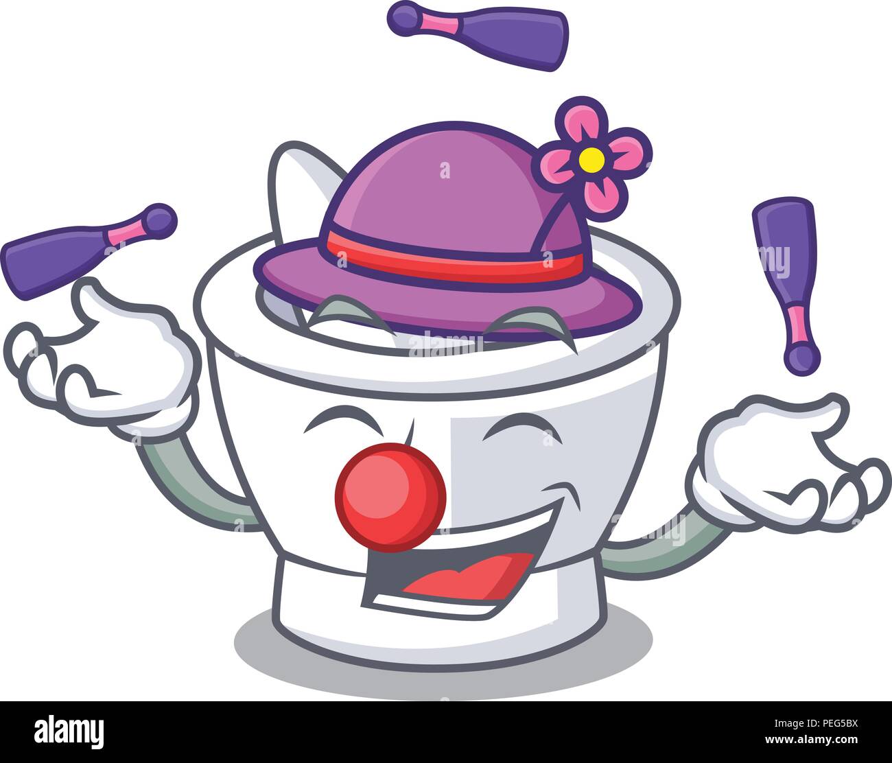 Mortier de marbre blanc Banque d'images vectorielles - Alamy