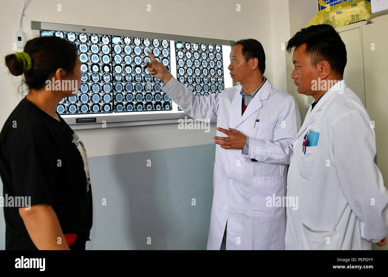 Nyingchi, la Région autonome du Tibet. Août 16, 2018. Weiguang LI ...