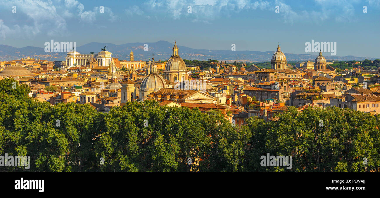 Vue panoramique de rome Banque de photographies et d’images à haute ...
